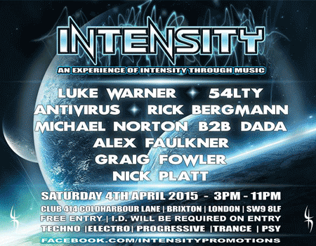 Intensity @ Club 414, Brixton | Cyberg